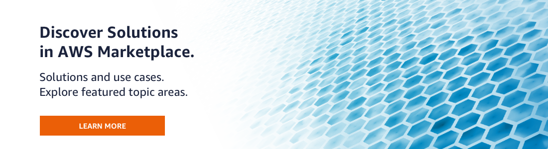 AWS Marketplace: Homepage